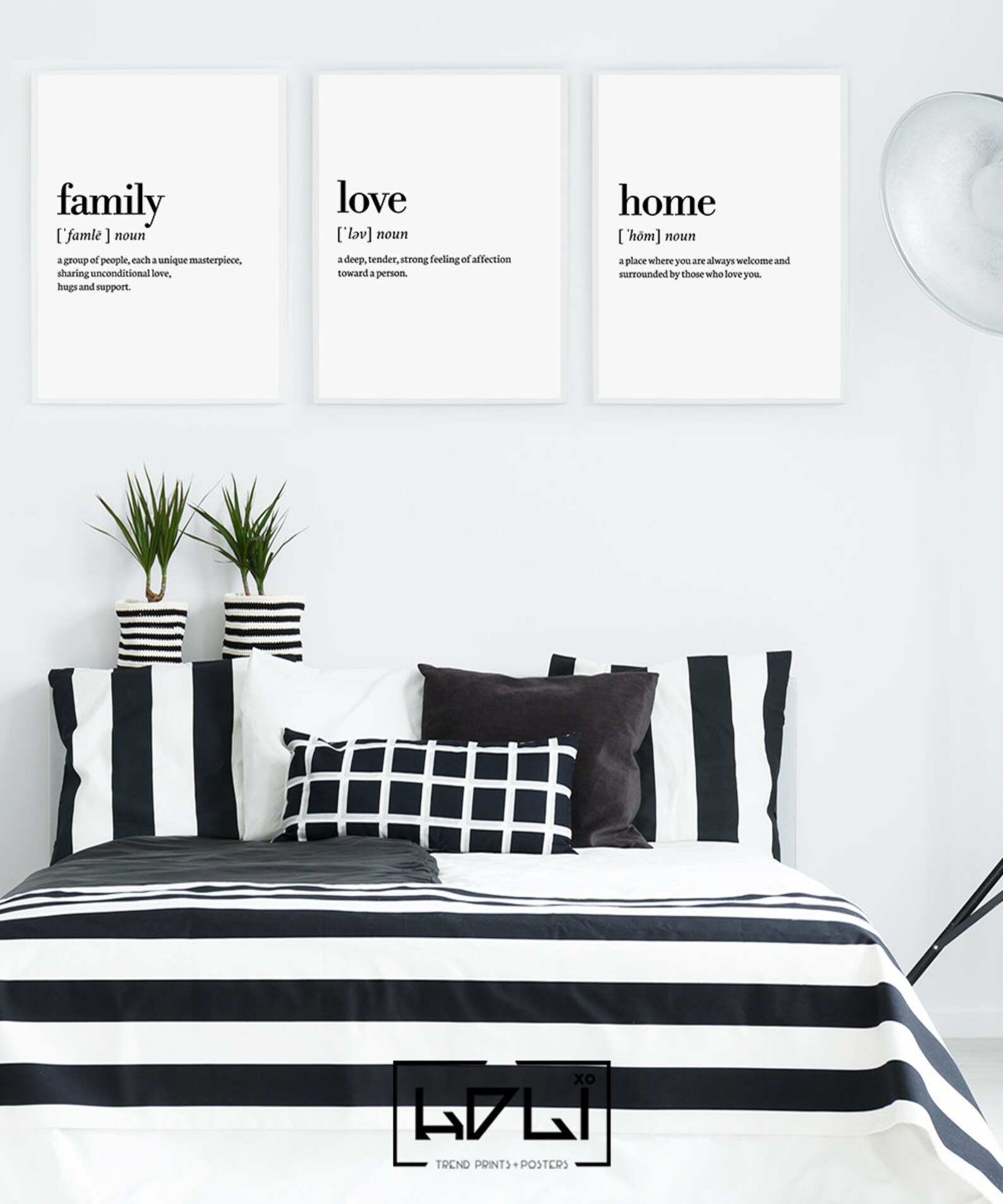 Definition Prints Wall Art Set of 3 Prints Printable Wall - Etsy