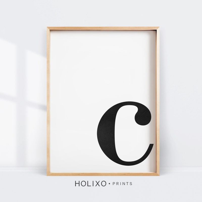 Letter C Print - Etsy