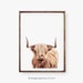 Highland Cow Print, Modern Boho Bedroom Wall Decor, Farmhouse Wall Art ...