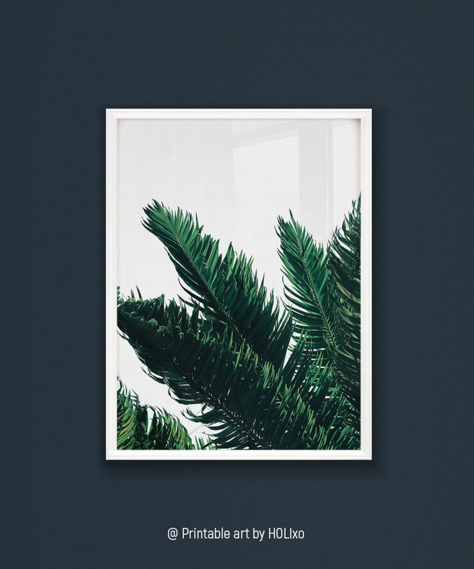 Leaf Print Botanical Print Set Tropical Leaf Print Palm - Etsy