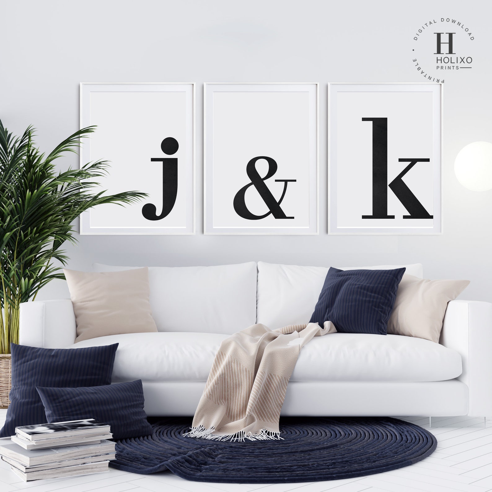 Custom Letter Wall Decor Scandinavian Print Minimalist Wall - Etsy