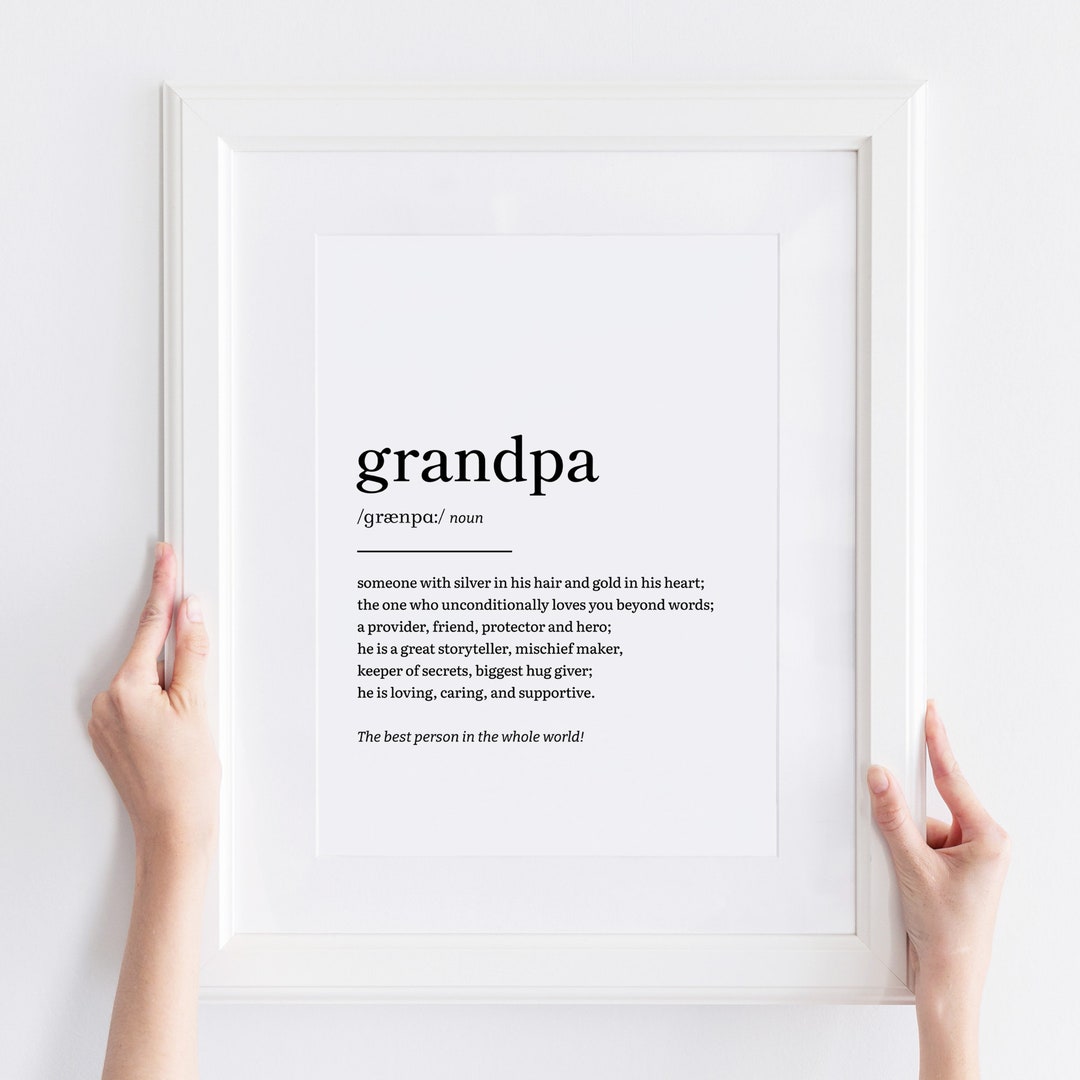 Grandpa Gift, Grandpa Fathers Day Gift, Birthday Gifts for Grandpa ...