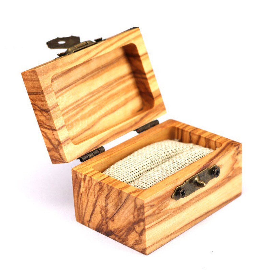 Box Elder Wood Mens Wedding Ring Twist Damascus Steel Comfort | Etsy