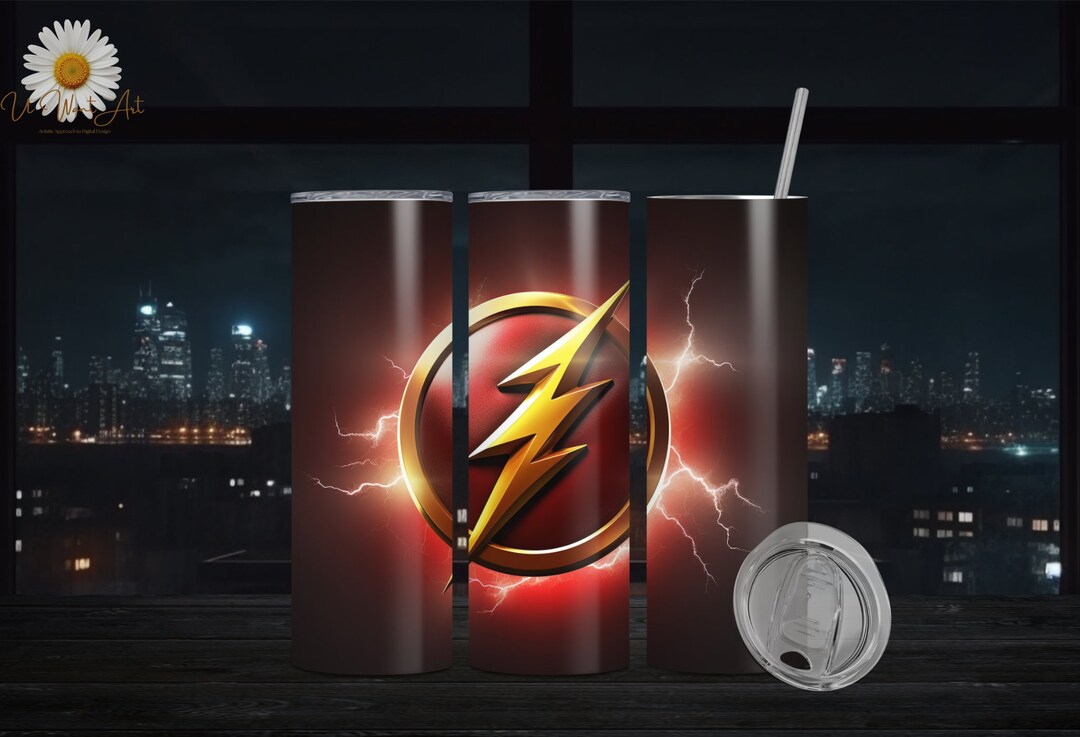 Flash Logo Tumbler Wrap, Sublimation Design (digital Download PNG) - Etsy