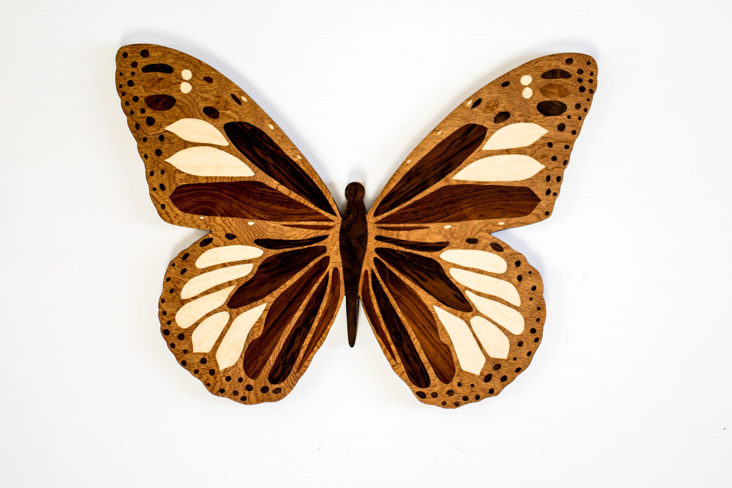 Inlay Butterflies Wooden Butterflies Wall Art Marquetry Etsy