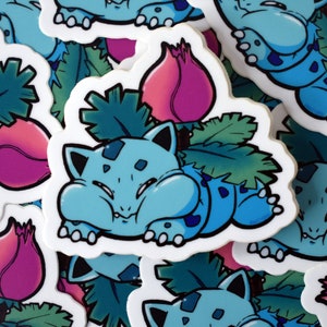 Cute Squish Face Ivysaur Art Frog Onion Pokemon Kawaii - Etsy