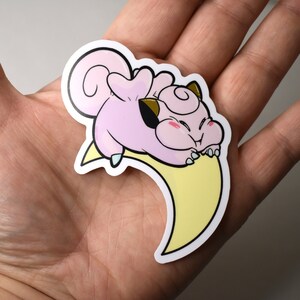 Cute Kawaii Clefairy Sticker Art, Cute Squish Faced Pokemon, Cute Fairy ...