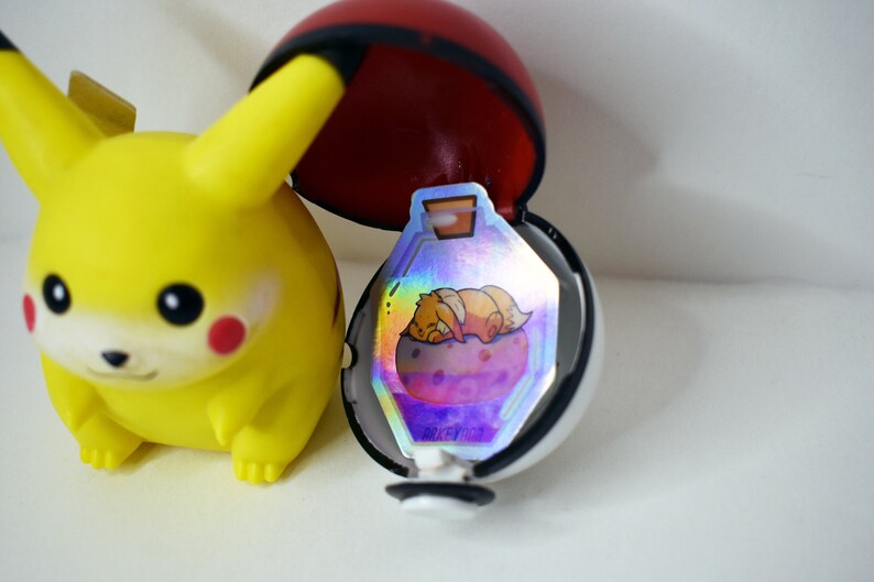Eevee in a Bottle Squishy Pokemon First Generation Holographic | Etsy
