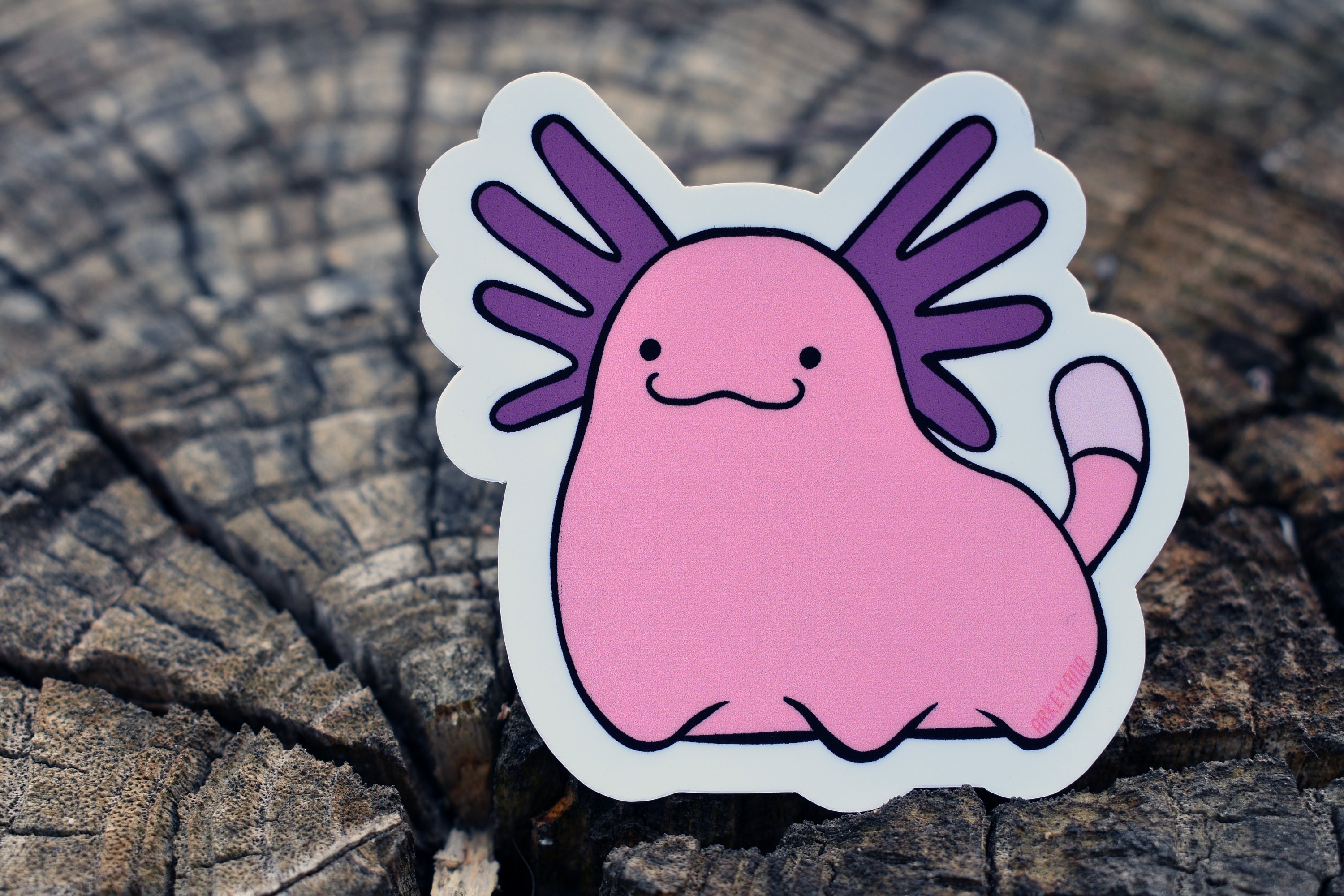 Beta "shiny" Wooper Pokémon Pink Design Axolotl Inspired, Cute Pink ...