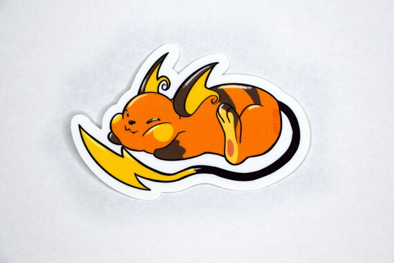 Raichu Sticker Electric Pokemon Sticker Kawaii Pokemon - Etsy