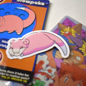 Cute Squish Faced Slowpoke, Kawaii Cute Pokemon Sticker, Slowpoke ...