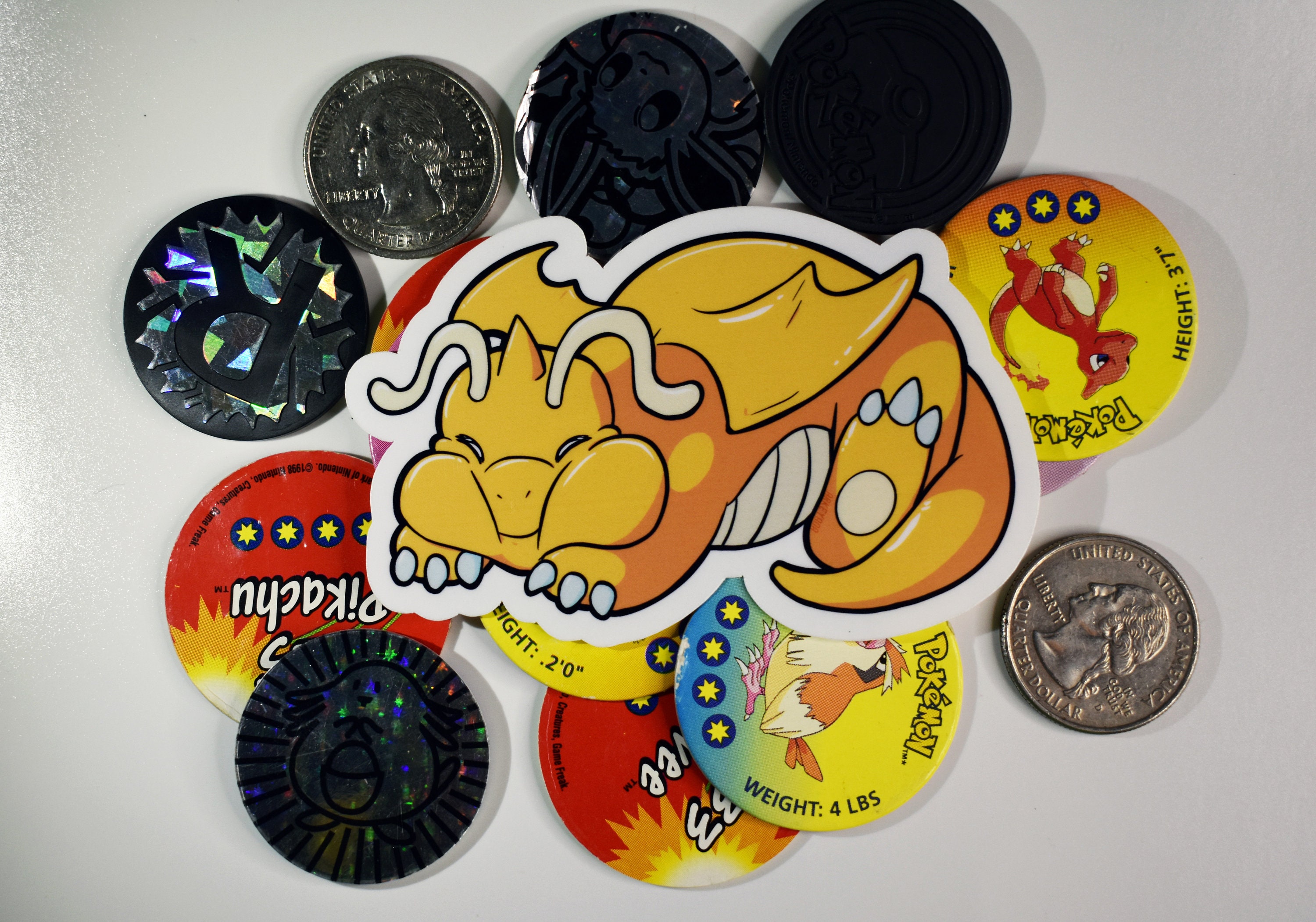 Squish Face Dragonite Dragonite Sticker Dragon Sticker Cute | Etsy