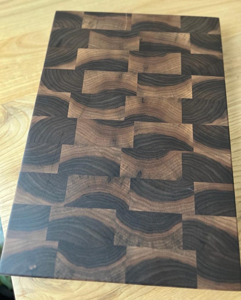 Black Walnut End Grain Cutting Board - Etsy