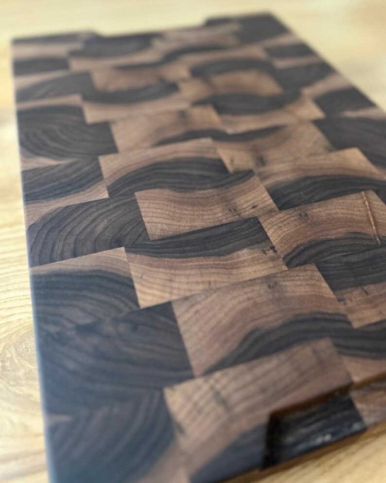 Black Walnut End Grain Cutting Board - Etsy