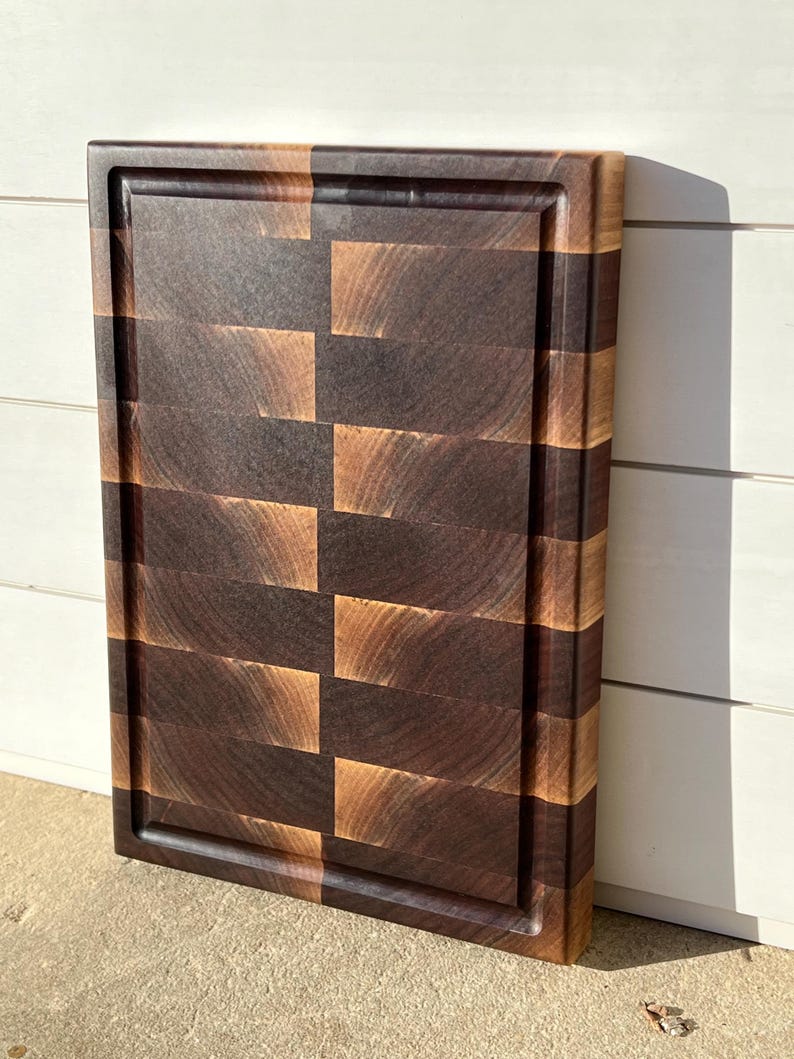 Black Walnut End Grain Cutting Board - Etsy