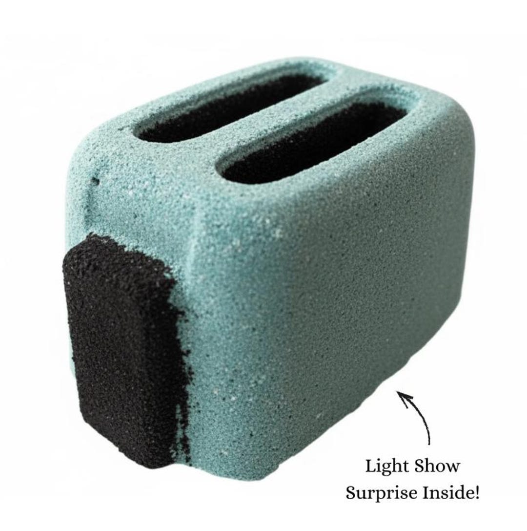Toaster Bath Bomb With Light Show – Handmade, Mango Papaya Scent - Etsy