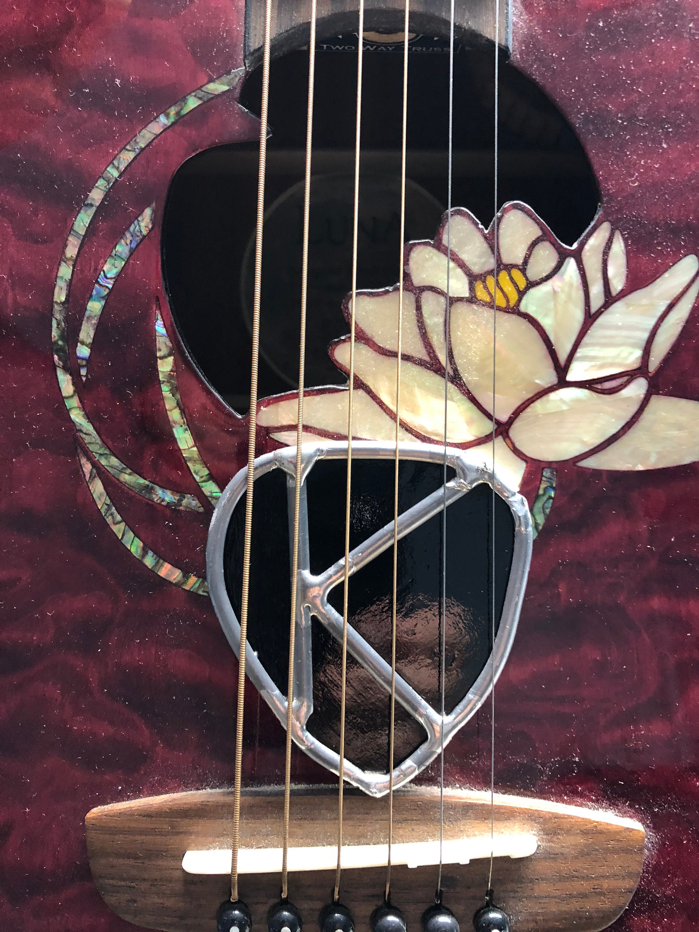 Custom Made Rock and Roll Stained Glass Window. 2 Ft X 4 Ft . Original ...