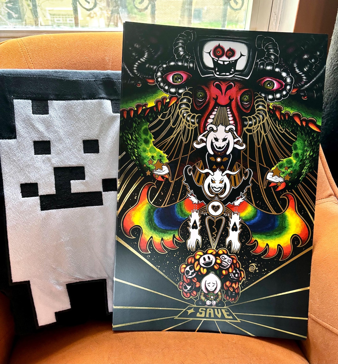 Undertale 10th Anniversary — 11"x17" GOLD FOIL Art Print - Etsy