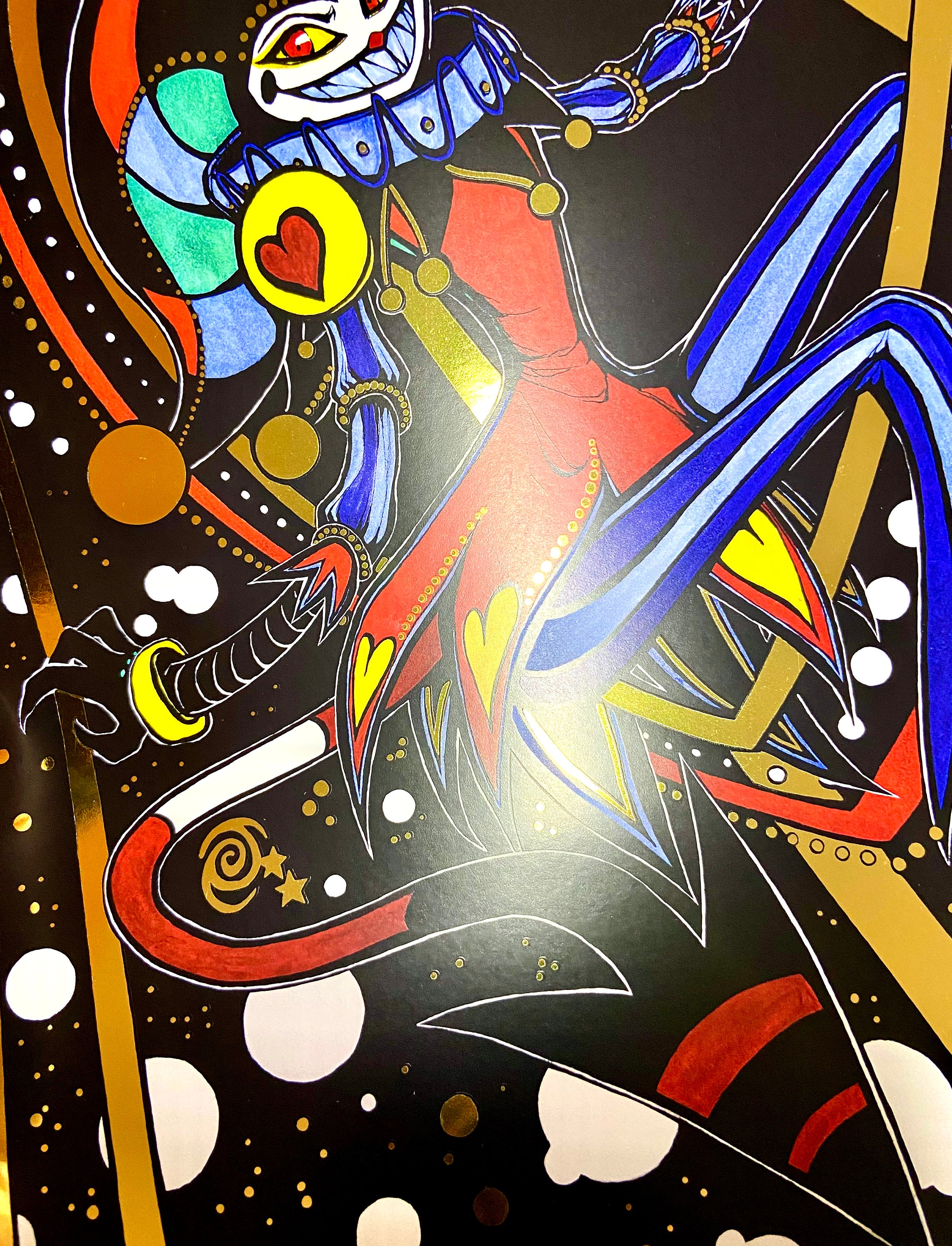 Fizzarolli Helluva Boss 9x12 GOLD FOIL Art Print - Etsy