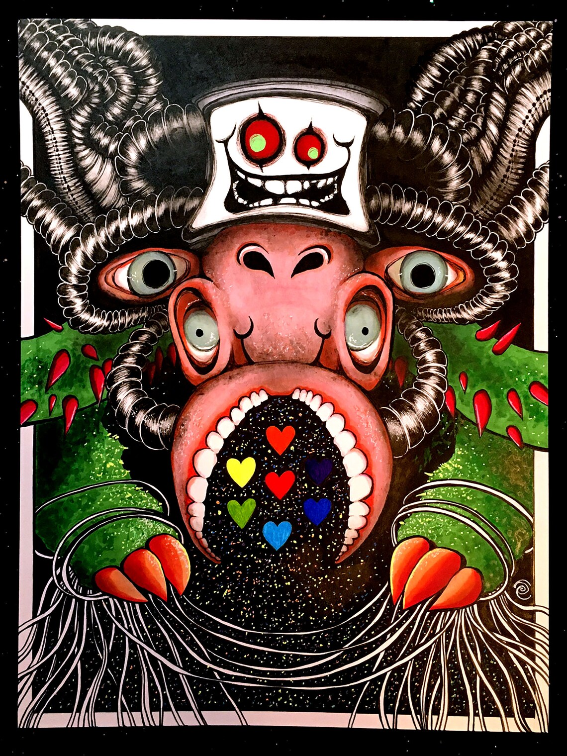 Omega Flowey (undertale) - 9"x12" Original Illustration - Etsy