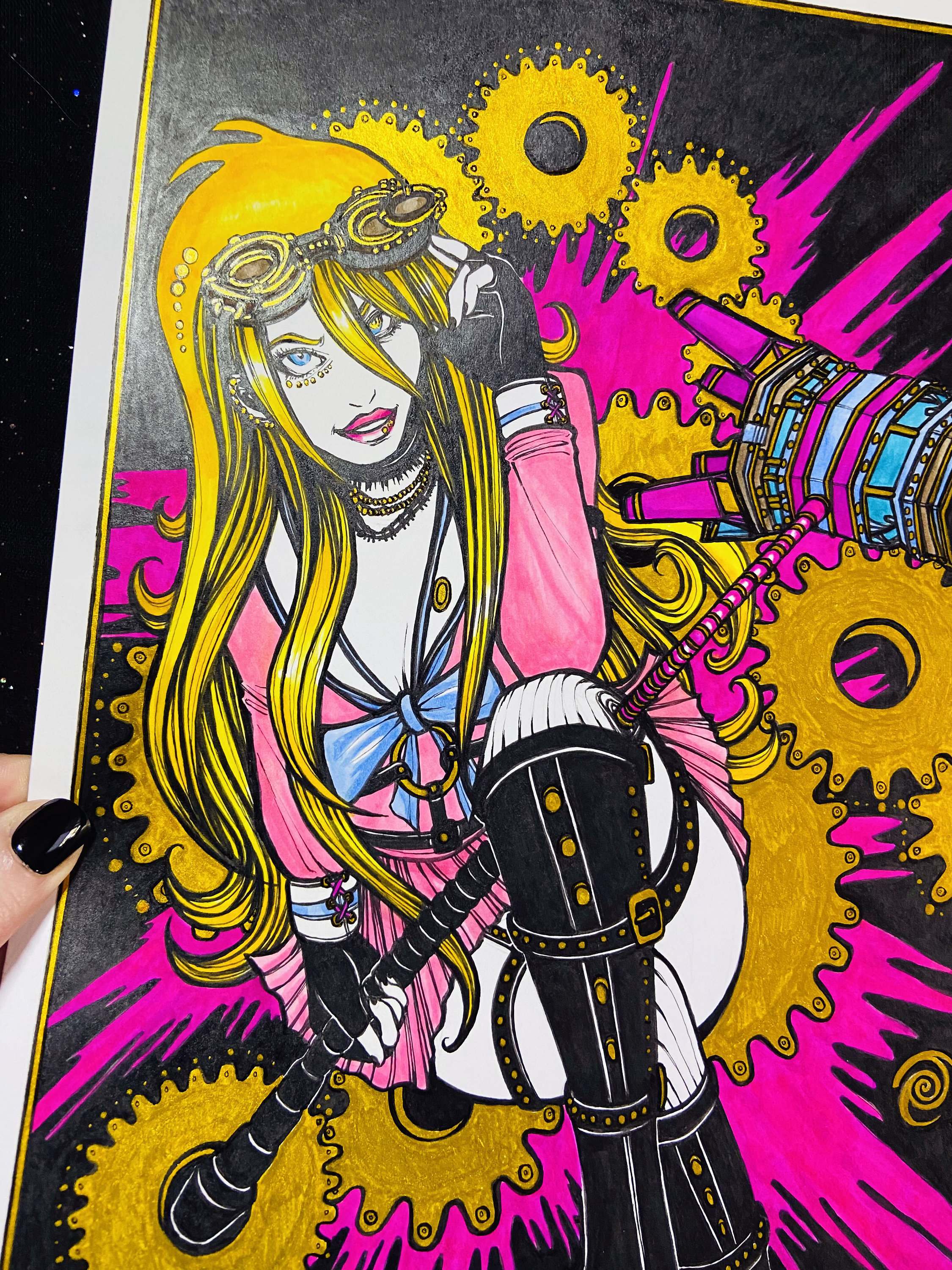 Miu Iruma — Danganronpa V3 — 9"x12" Original Art - Etsy