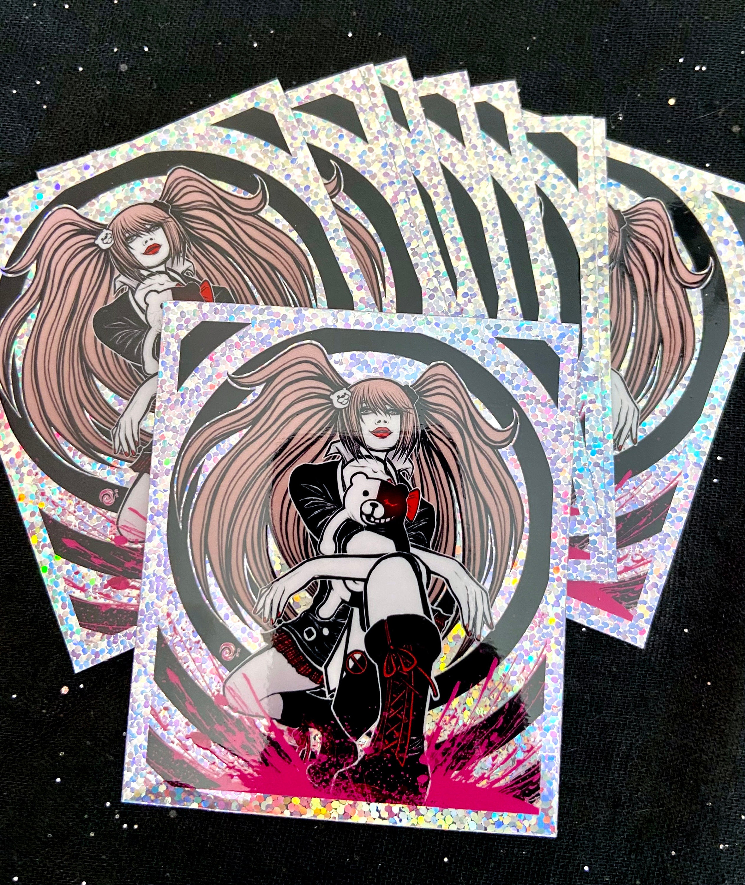 Junko Enoshima Danganronpa Glitter Sticker - Etsy