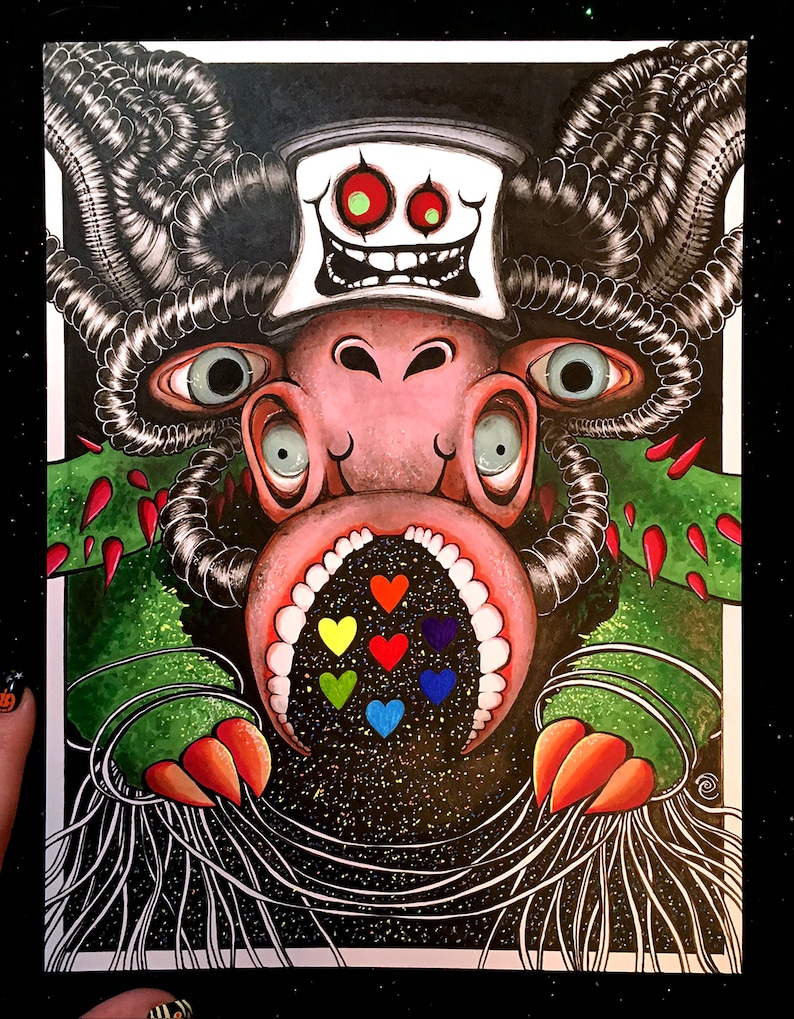 Omega Flowey (undertale) - 9"x12" Original Illustration - Etsy