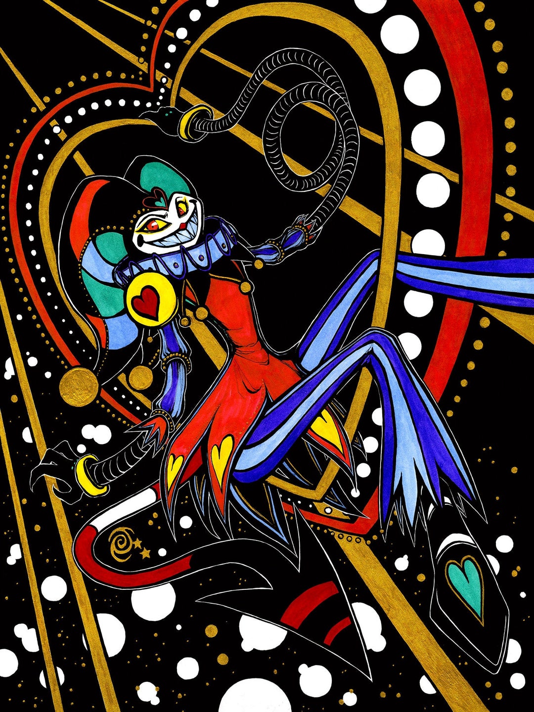 Fizzarolli — Helluva Boss — 9"x12" Original Art - Etsy