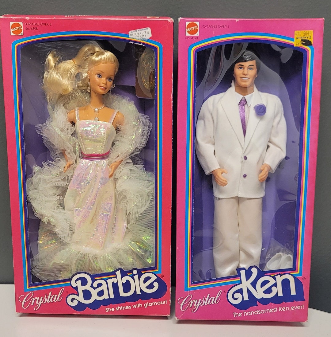 1983 Crystal Barbie and Ken Superstar Era - Etsy