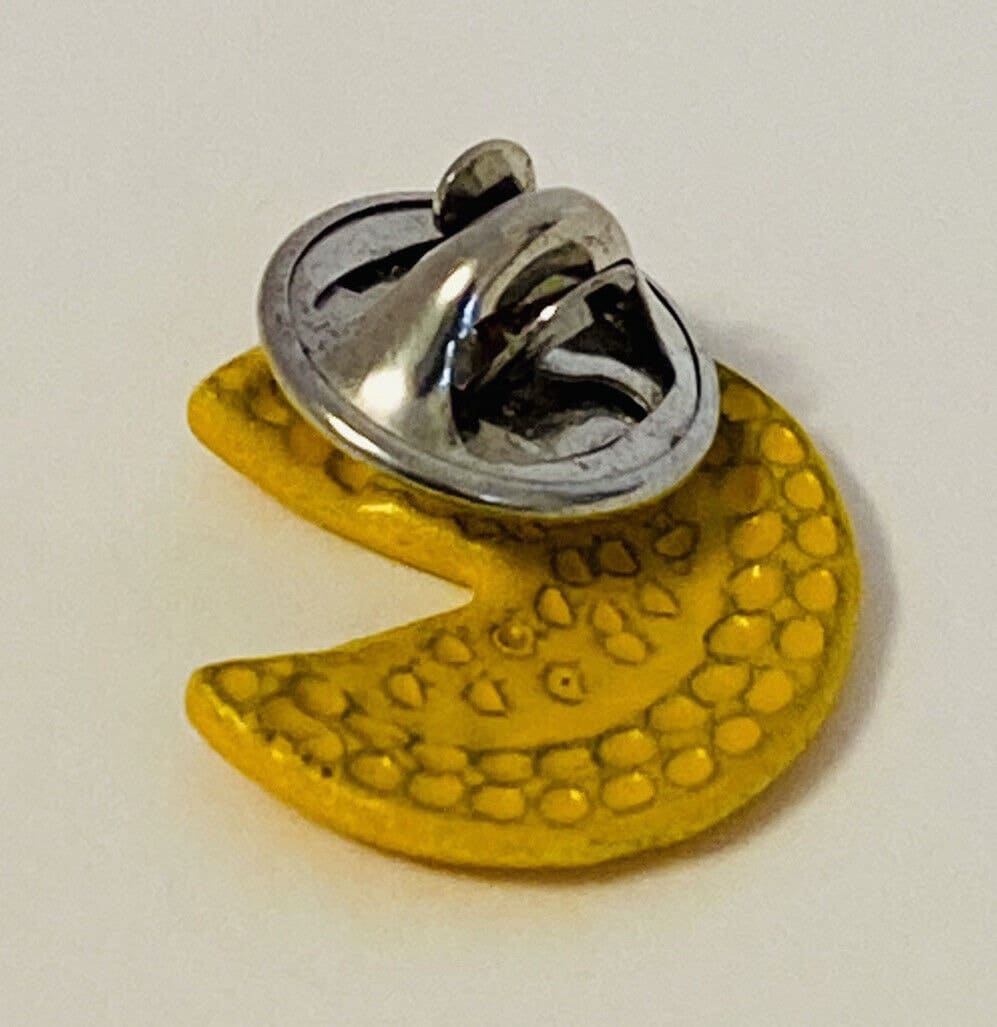Vintage Pac Man Pin 1980 - Etsy