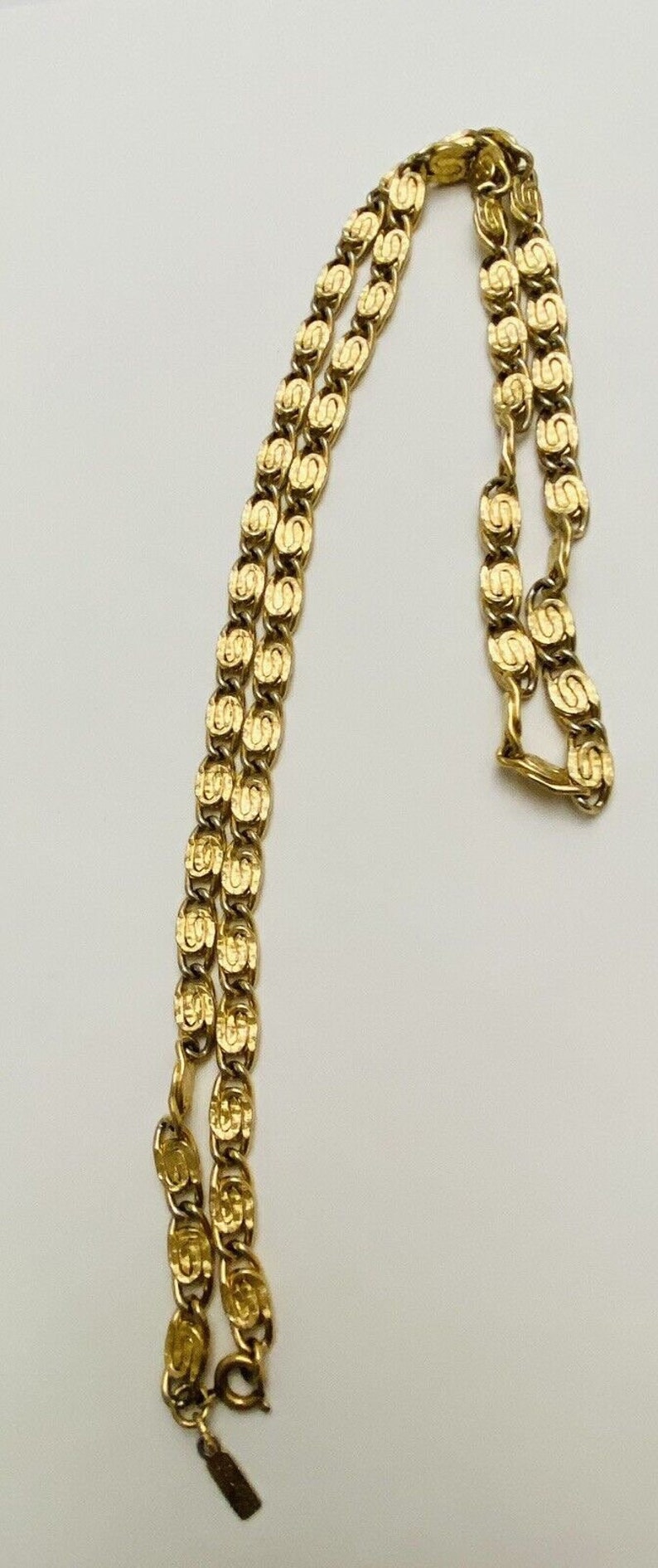 Rare Monet 1980’s 26” Swirl Chain Necklace - Etsy