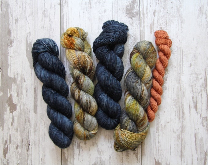 Shusui Shrug Kit Hogwarts: A History Indigo Rust Mini - Etsy