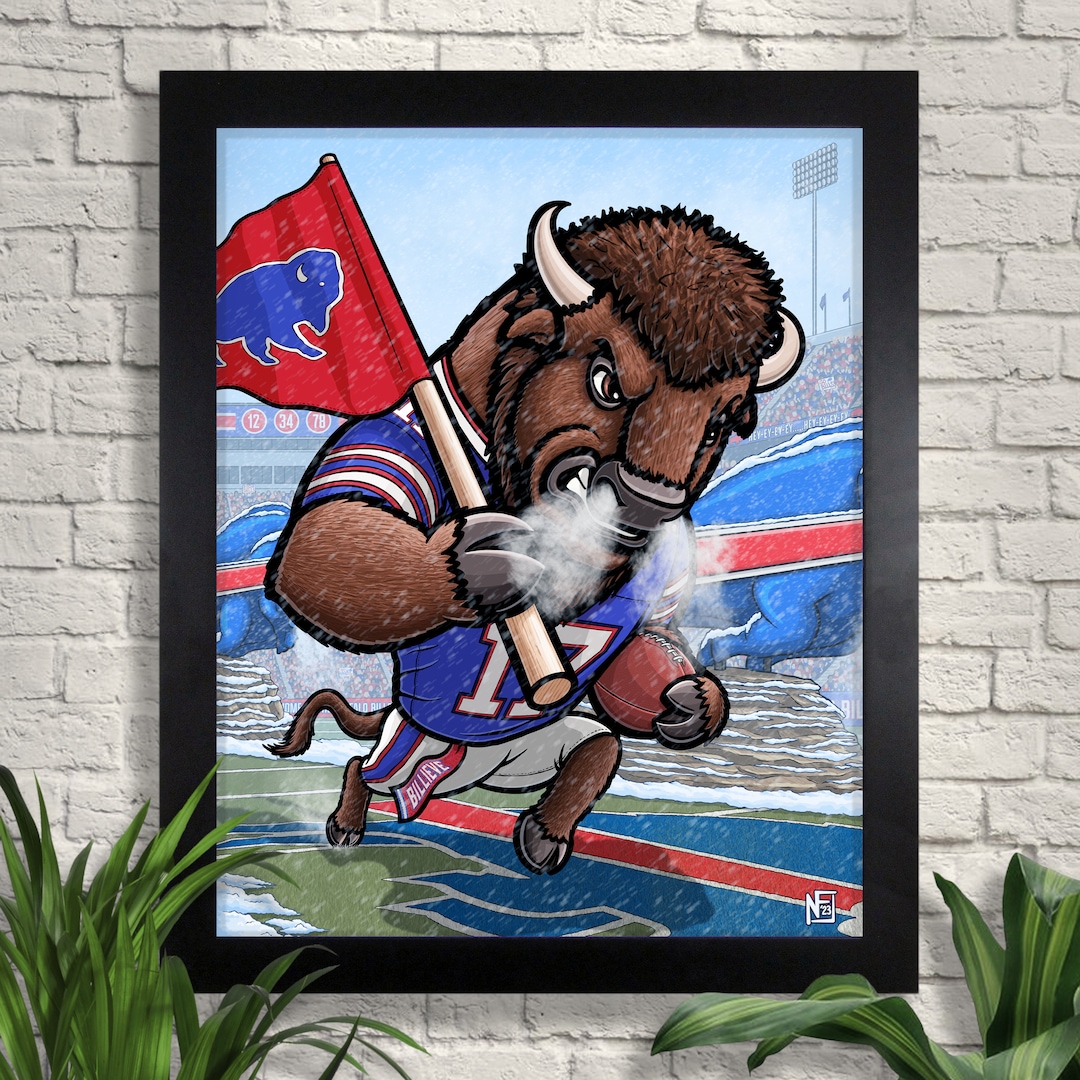 BILLIEVE Buffalo Bills Limited Edition Print, Josh Allen, ,sports Art ...