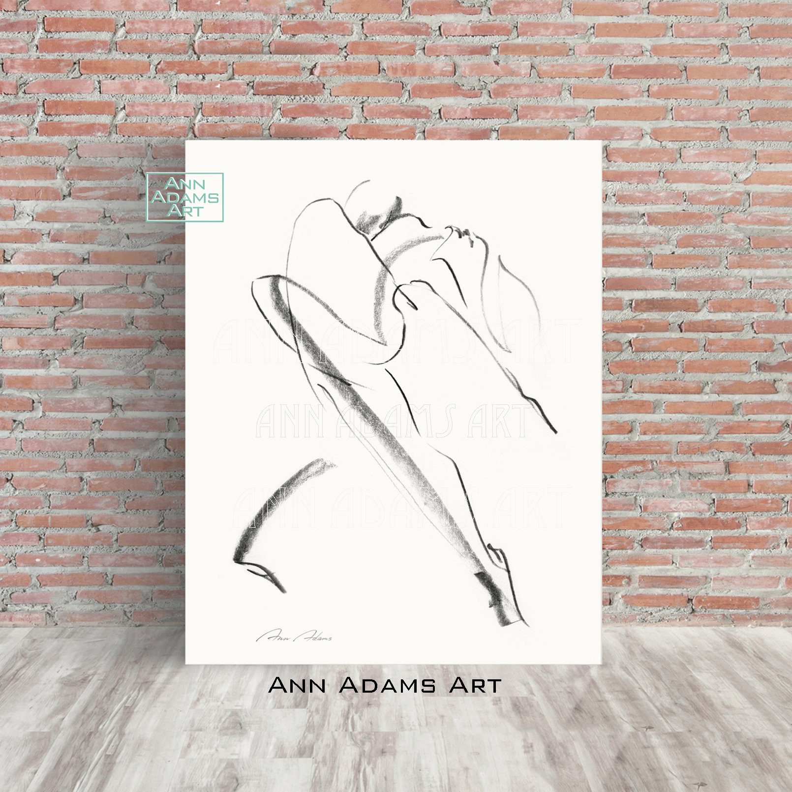 Tango Art Abstract Art Dance Figure Drawing Charcoal Gesture - Etsy