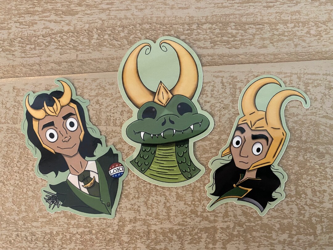 Loki Stickers Vinyl Weatherproof Marvel Tom Hiddleston - Etsy
