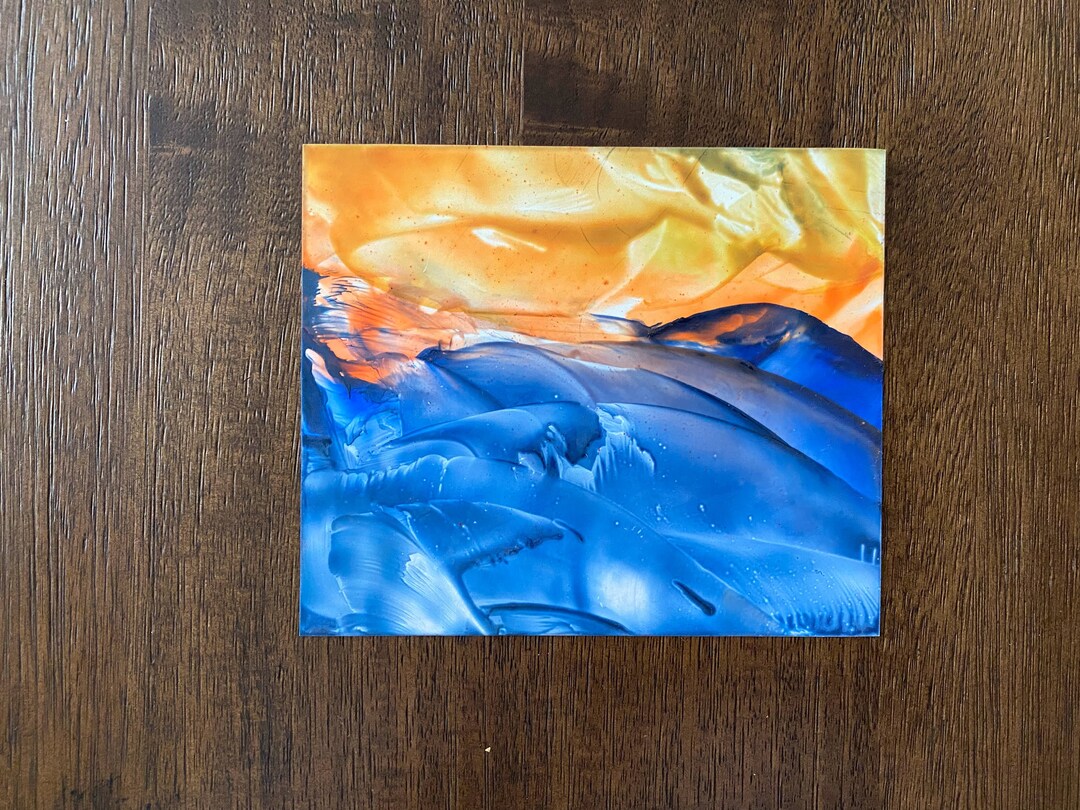 Waves - ORIGINAL Encaustic / Wax Painting - Abstract - Etsy