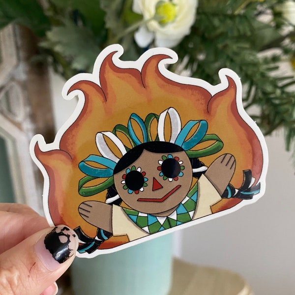 Elmo Fire Sticker - Etsy