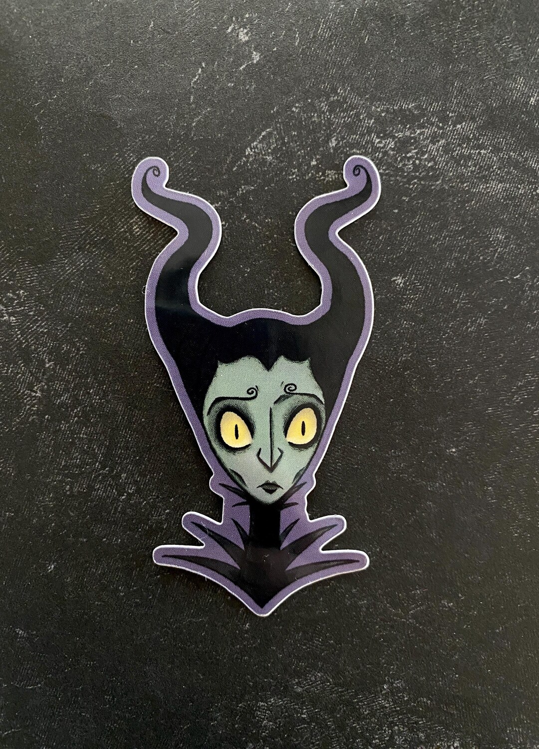 Maleficent Sticker - Weatherproof Vinyl - Disney Fantasy Villain Dark ...
