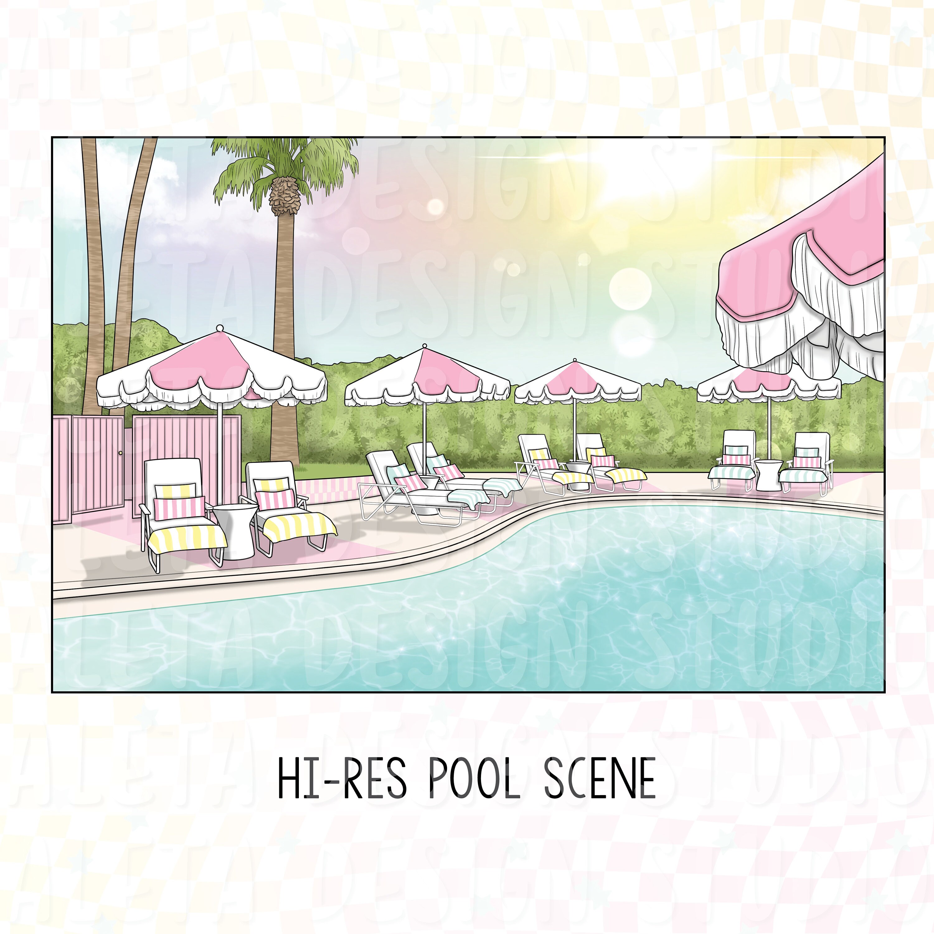 SPLASH Pool Day Summer Break Swim Vacation Tropical Cute - Etsy