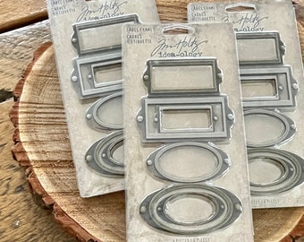 Metal Label Frames - Etsy