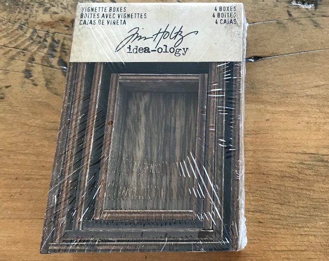 Tim Holtz Idea-ology Vignette Card File, 1 Piece, Vintage Inspired ...