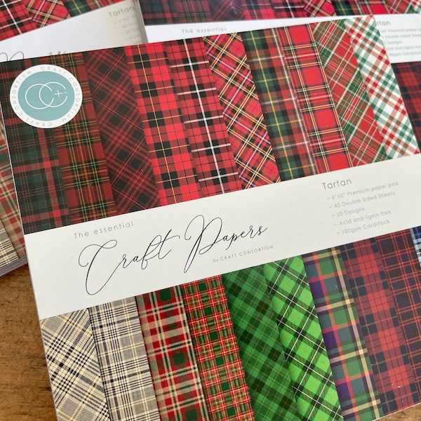 Tartan Paper - Etsy