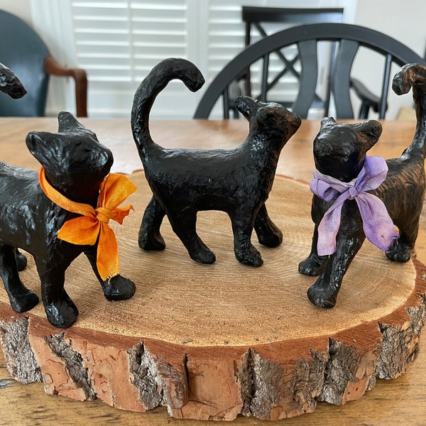 Paper Mache Cat - Etsy