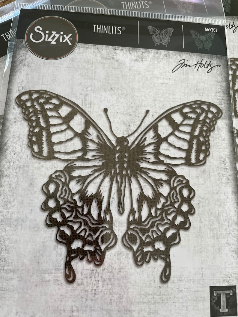 Sizzix Tim Holtz Thinlits Dies Perspective Butterfly - Etsy
