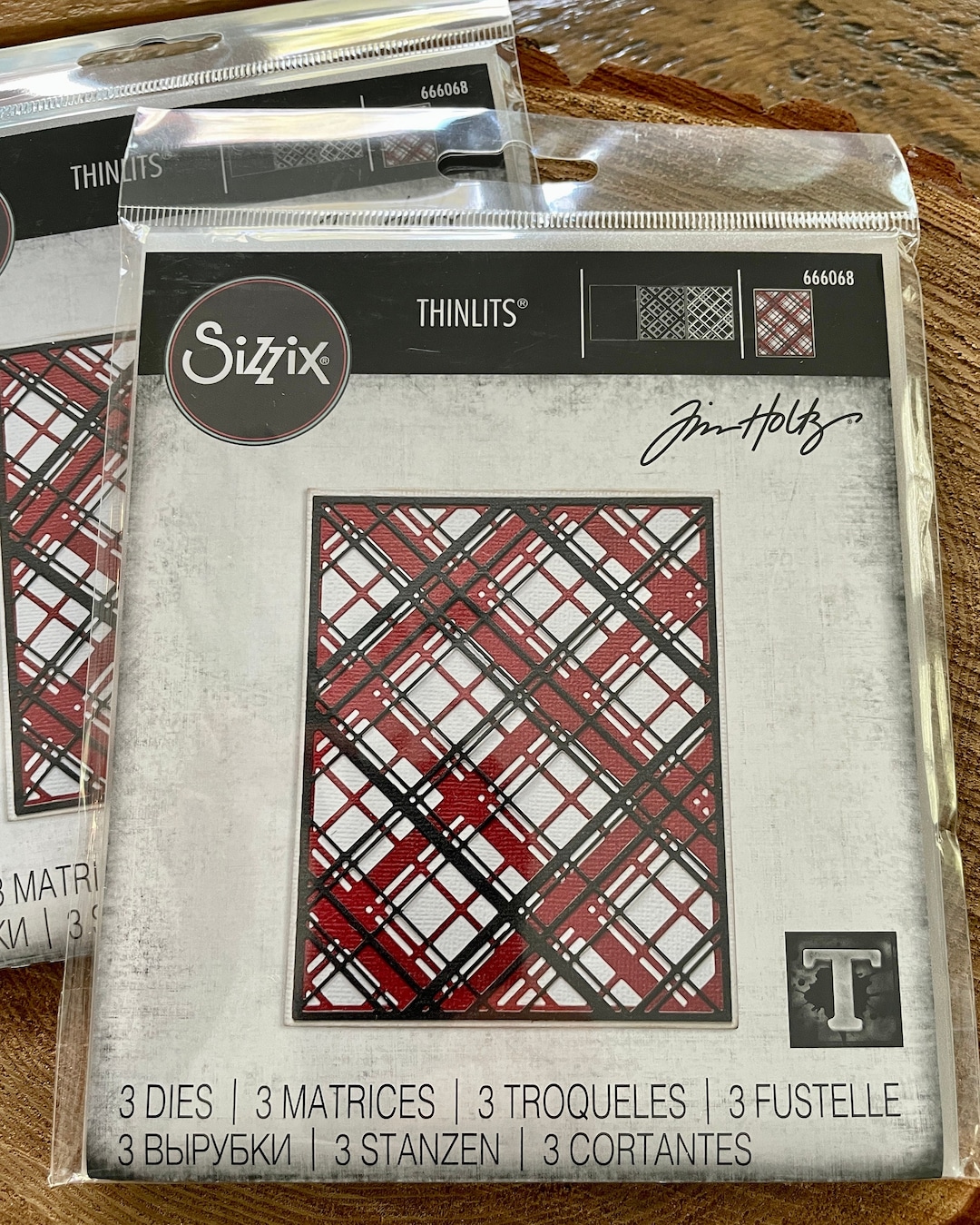 Layered Plaid Sizzix Thinlits Dies by Tim Holtz 3/pkg - Etsy