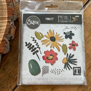 Modern Floristry Tim Holtz Sizzix Thinlits Die Set 665853 - Etsy