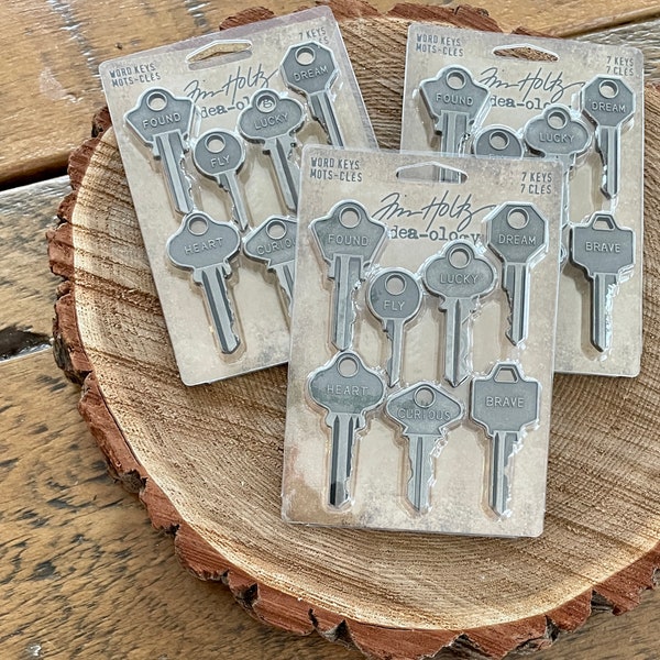 Tim Holtz Word Keys - Etsy