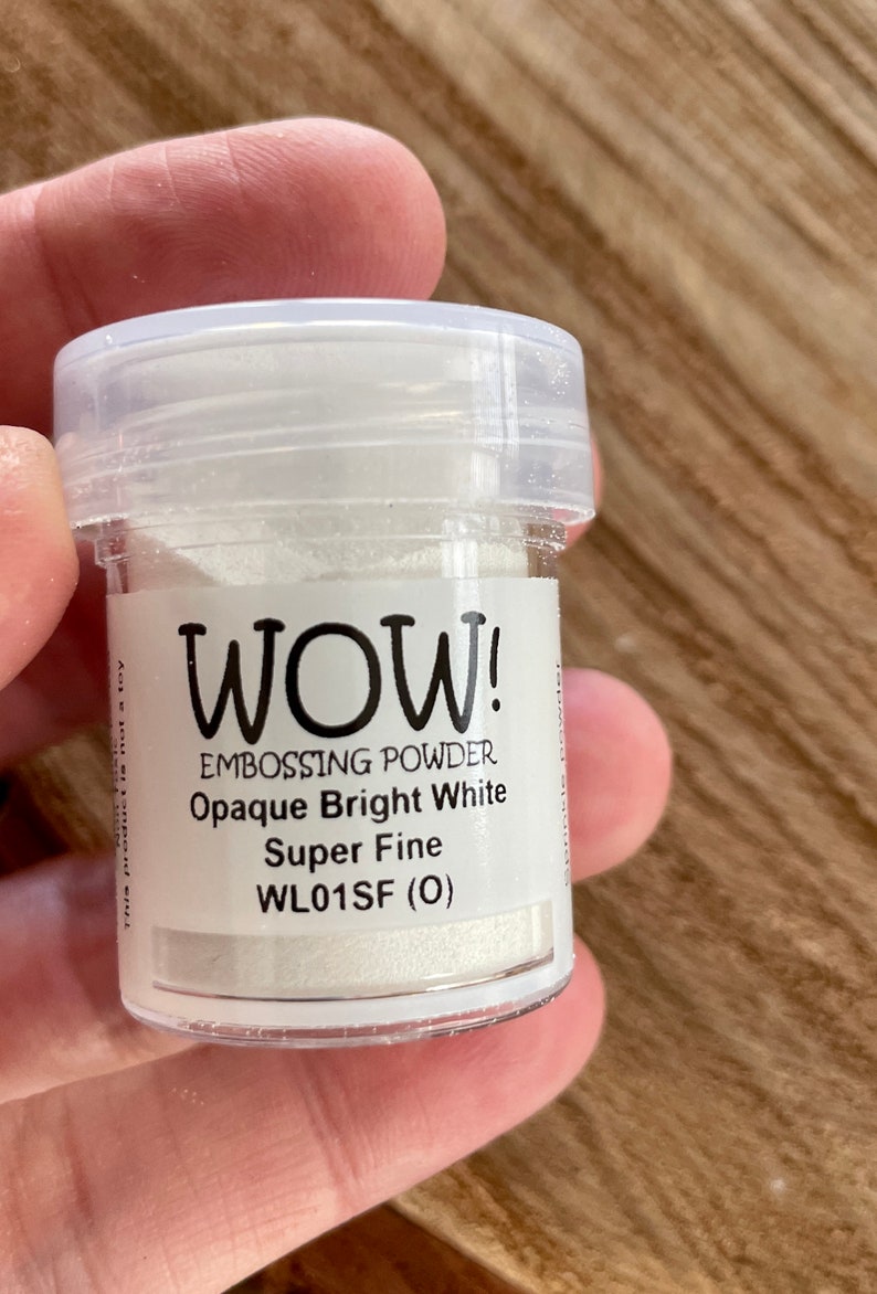 WOW Embossing Powders - Black, White, Clear... Choose Your Color & Mesh ...