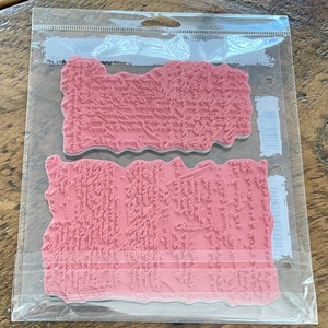 Ledger Script Tim Holtz Stamper’s Anonymous Cling Stamp Set - Etsy