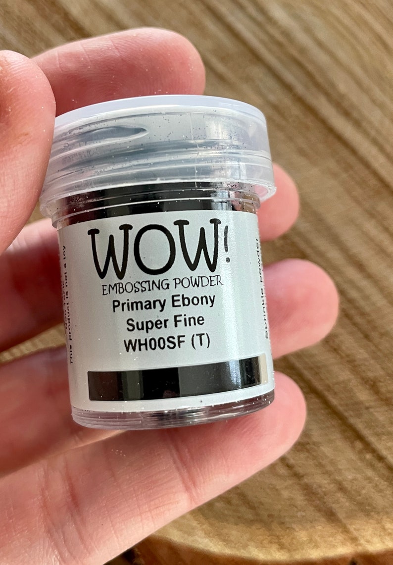 WOW Embossing Powders - Black, White, Clear... Choose Your Color & Mesh ...